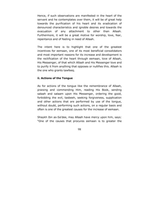 Causes of Increase and Decrease_in Faith (imaan) | PDF