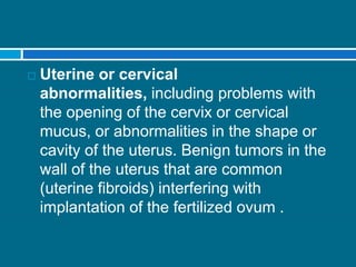Causes of infertility | PPTX