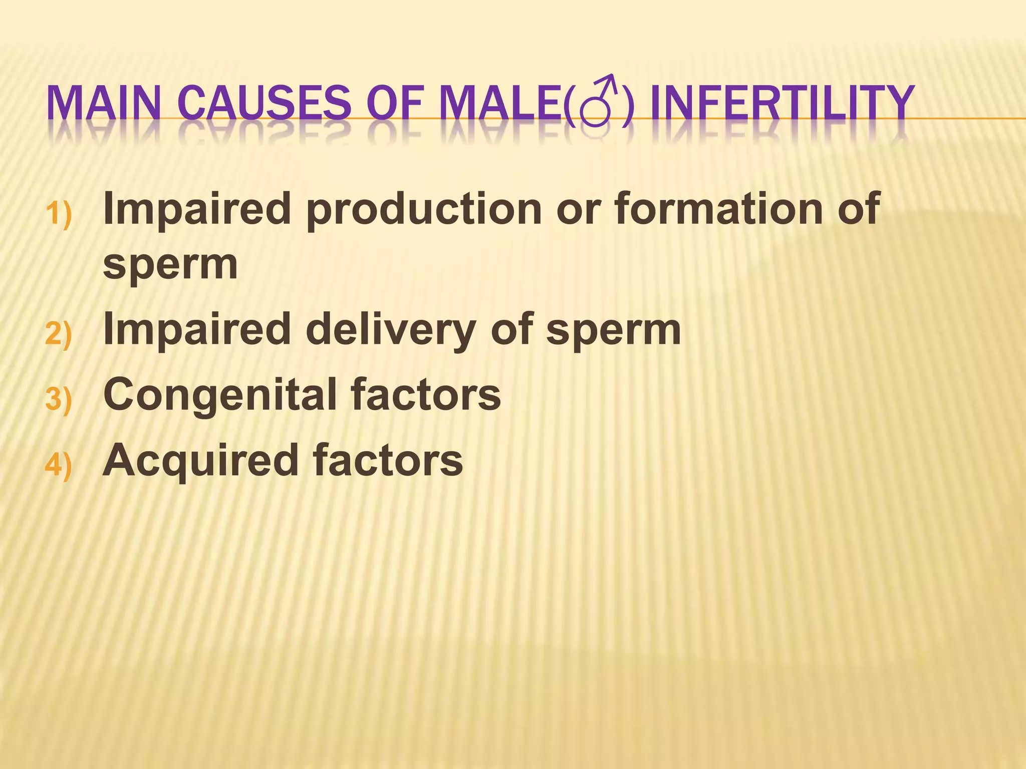 Causes of infertility | PPTX