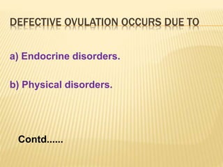 Causes of infertility | PPTX