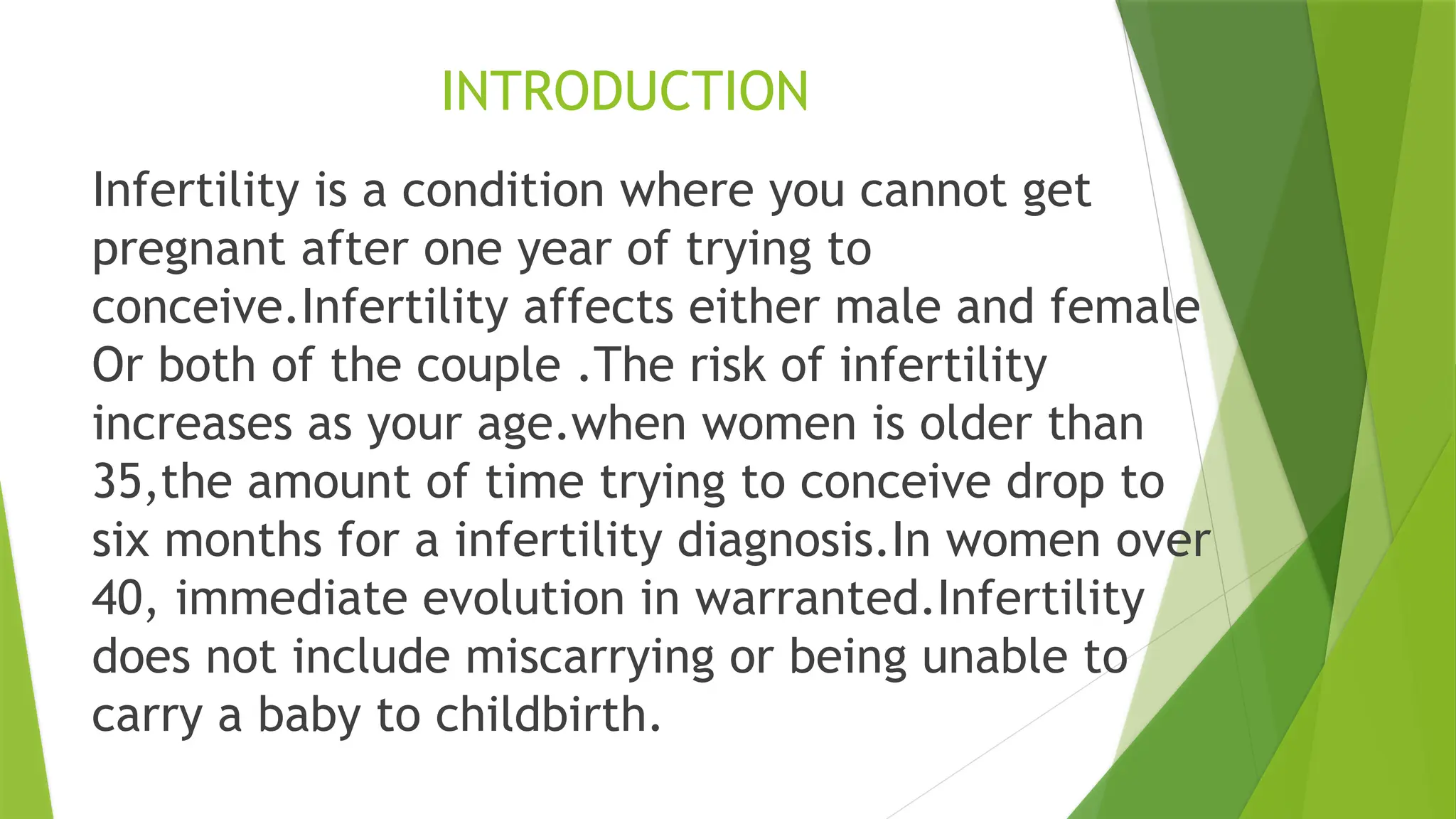 Causes of infertility,Male and female factors.pptx