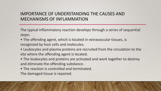 Pathology- CAUSES OF INFLAMMATION, CHEMOTASIS.pptx