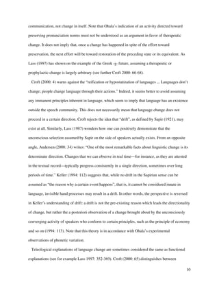 Causes of language change | PDF