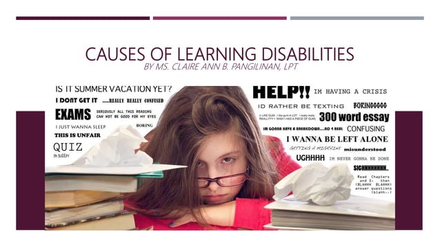 Causes of learning disabilities | PPTX