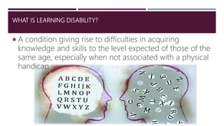 Causes of learning disabilities | PPTX