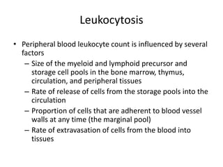 Causes of Leukocytosis, Leokopenia, Lymphocytosis and Leukemoid ...