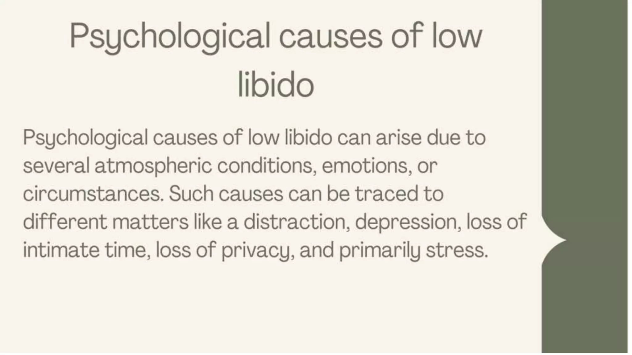 Causes of Low Libido in Men | PPTX
