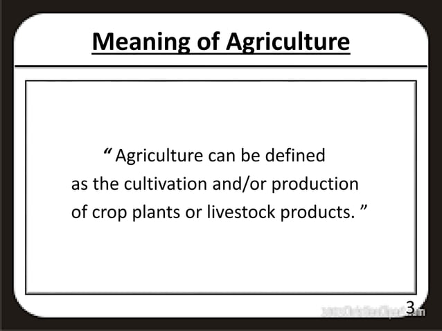 Causes of low production | PPTX
