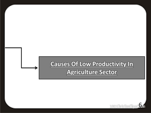 Causes of low production | PPTX