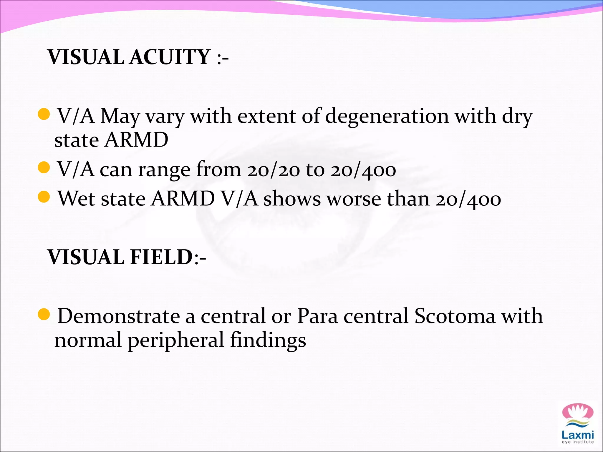 Causes of low vision in adult | PPT