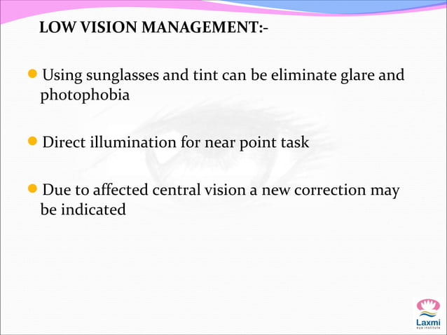 Causes of low vision in adult | PPT | Eye and Vision Conditions ...