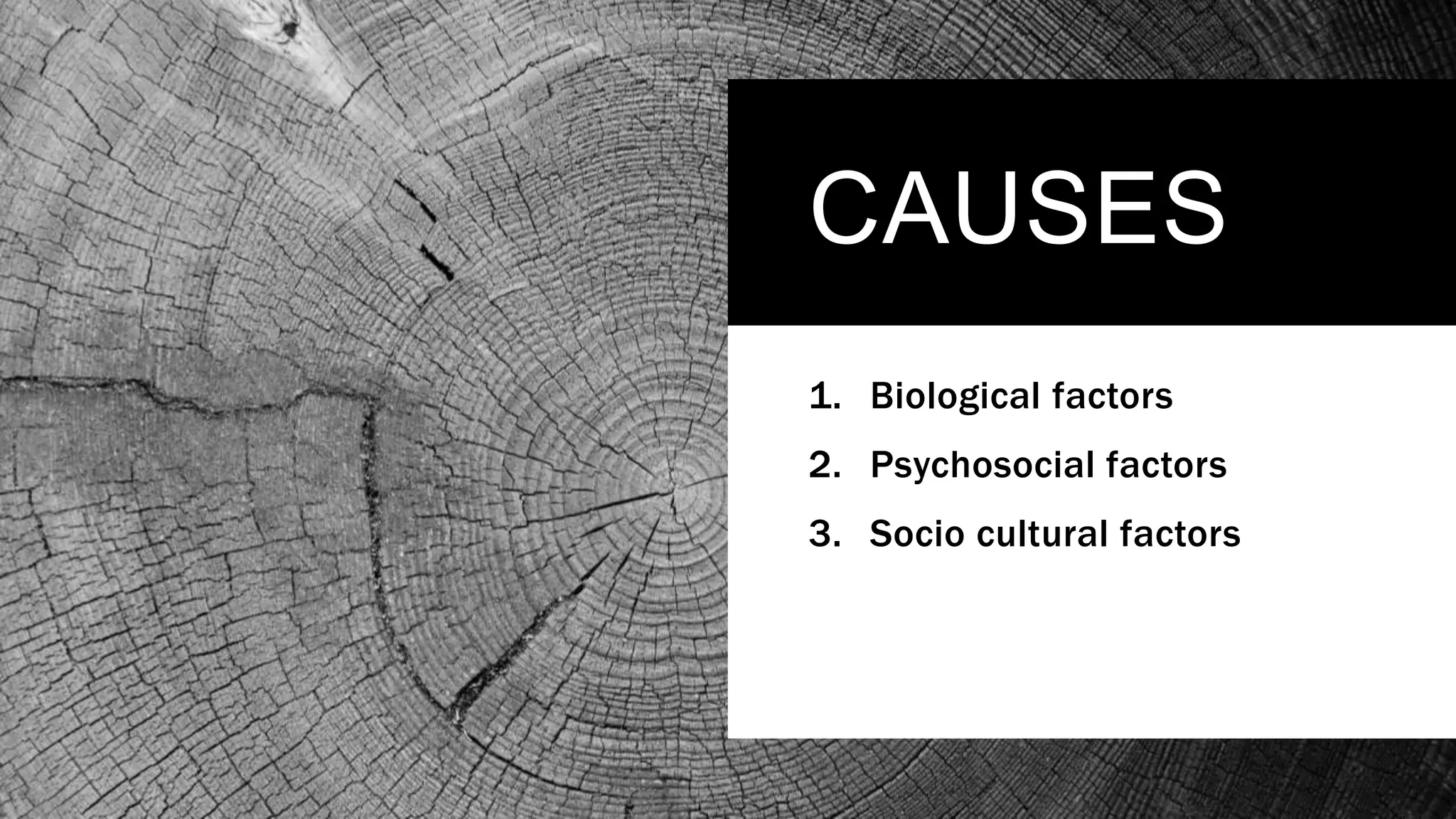 Causes of mental disorders | PPTX