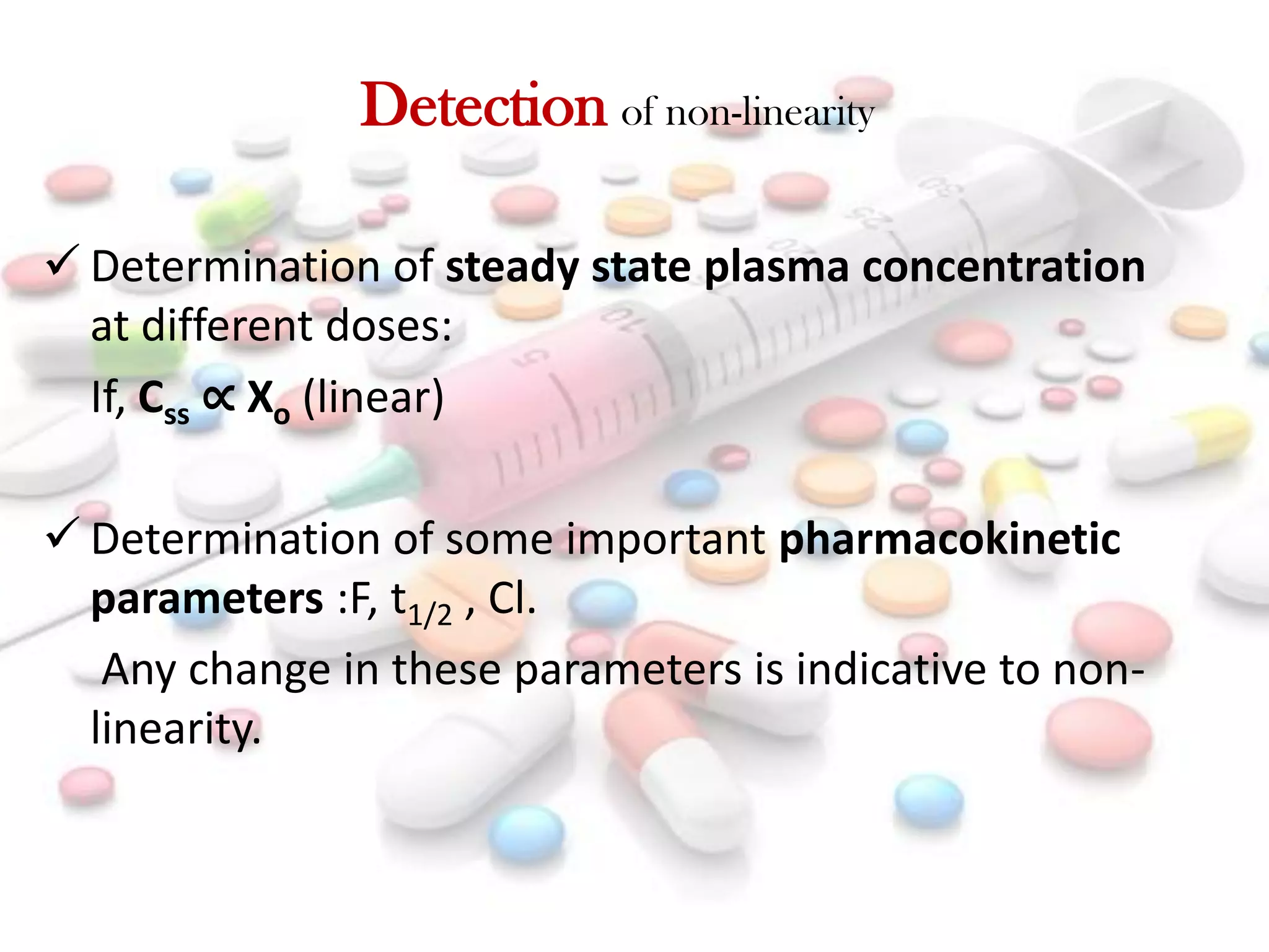 Causes of non linearity in pharmacokinetics pdf | PDF