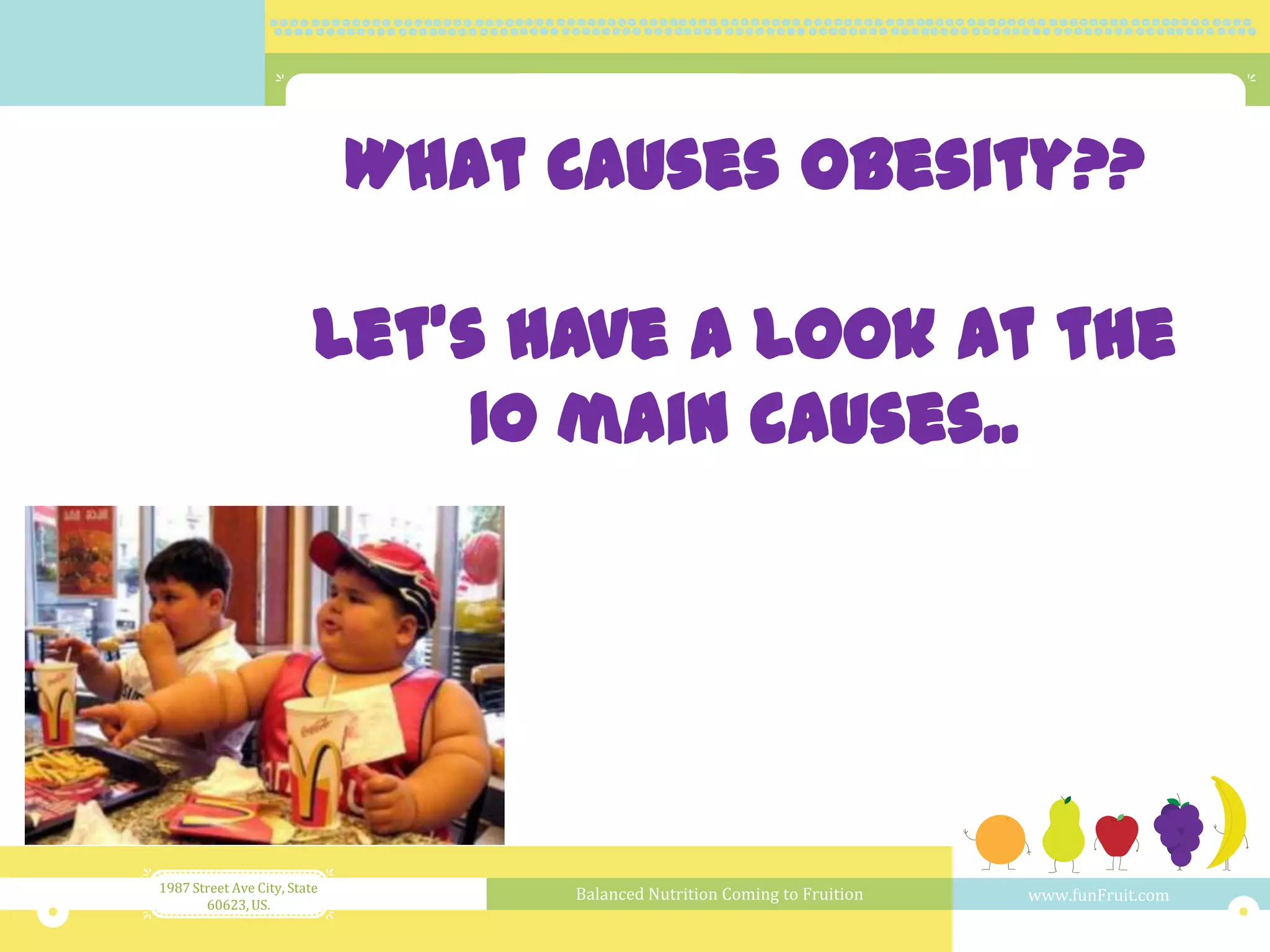 Causes Of Obesity Ppt
