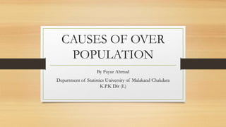 Causes Of Overpopulation