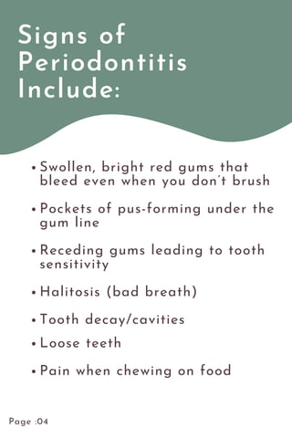 Causes of periodontitis | PDF