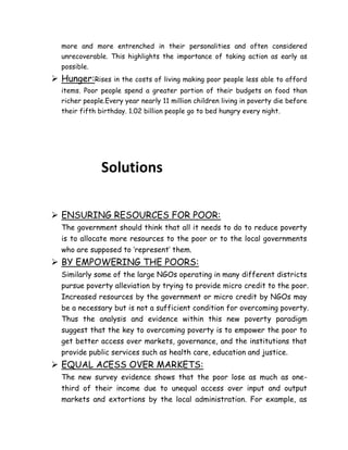 Causes of poverty | DOCX