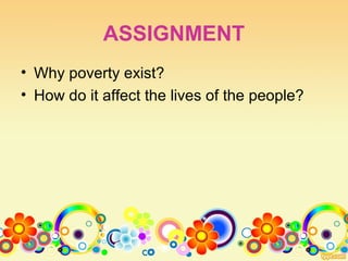 Causes of poverty | PPT