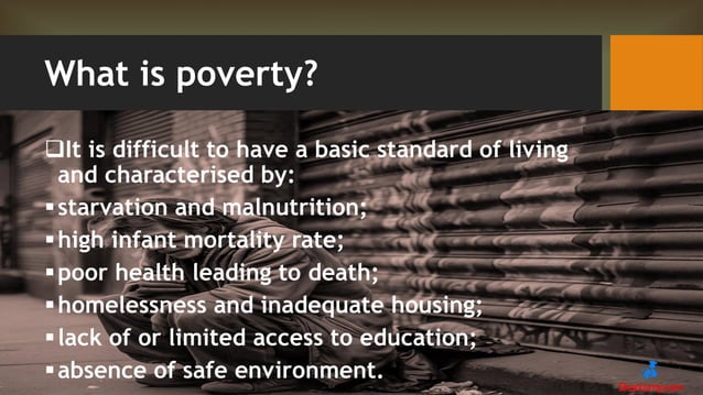 Causes of poverty | Economic Development | PPT