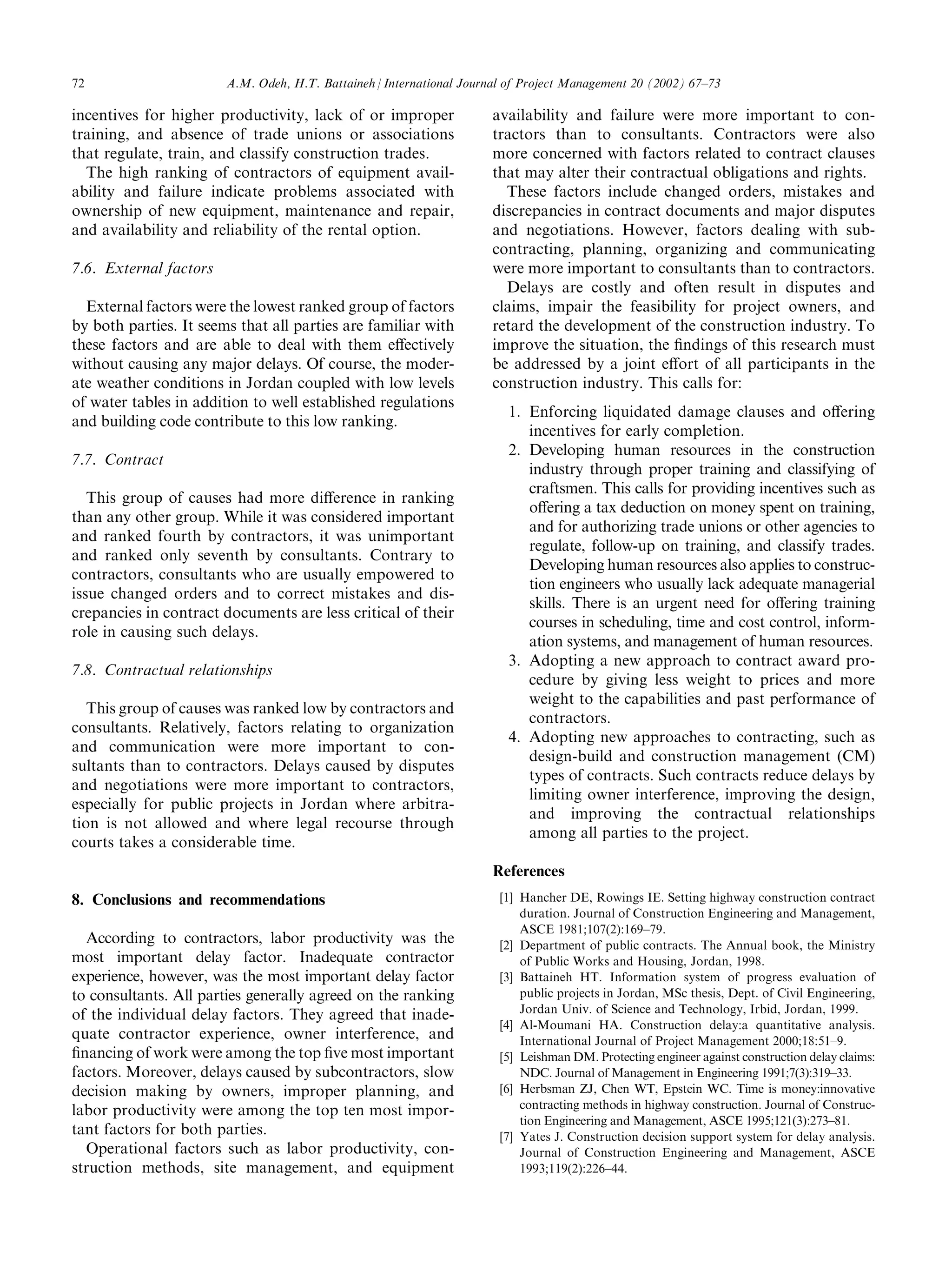 CSCM Causes of project delay | PDF