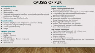 Causes of PUK - Discuss Pathophysio of One.ppt
