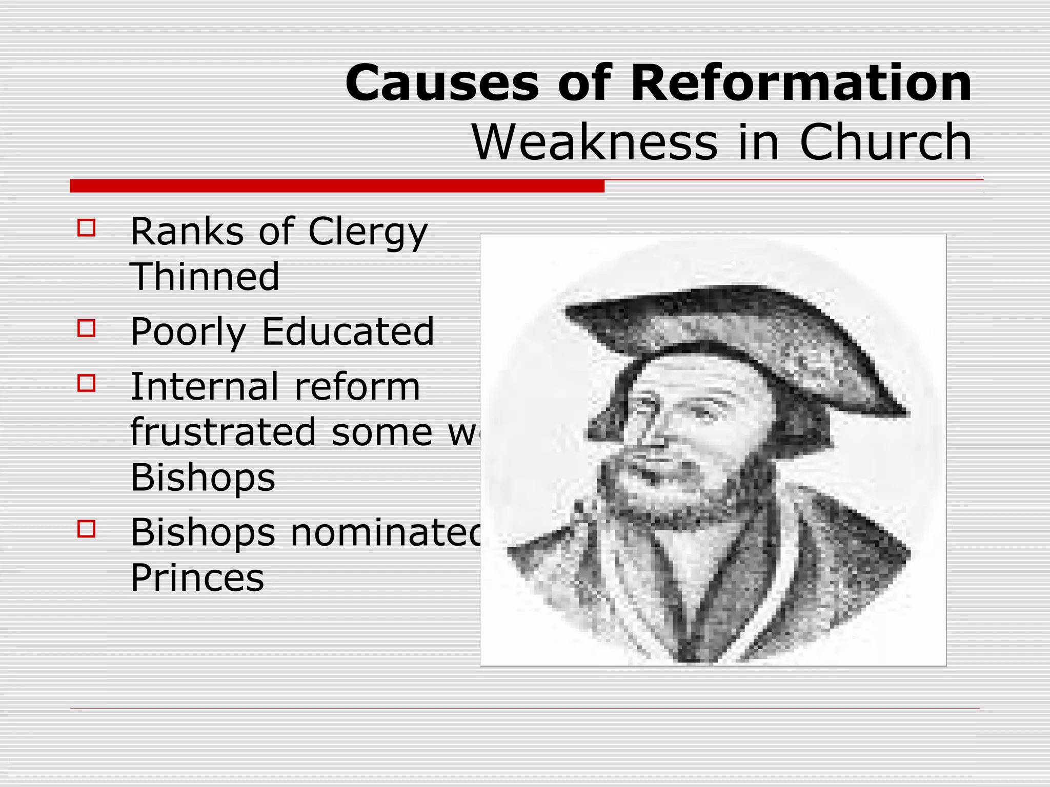 Causes of reformation | PPT