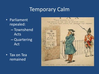 Townshend Acts Repealed