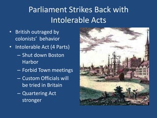 Causes of revolutionary war 1 | PPTX