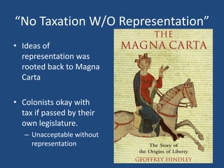 Causes of revolutionary war 1 | PPTX