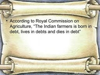 Causes of rural indebtedness | PPT