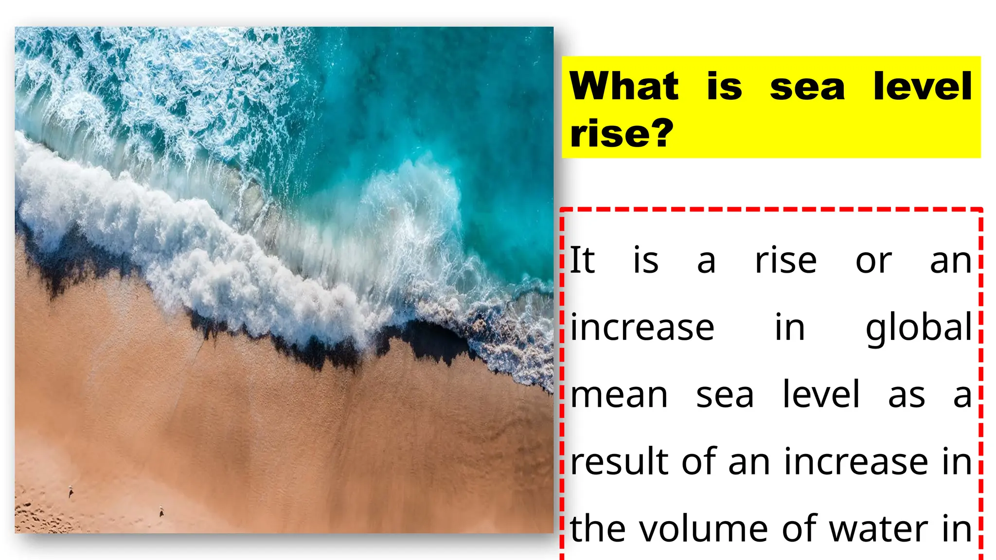 causes of sea level rise and climate change | PPTX