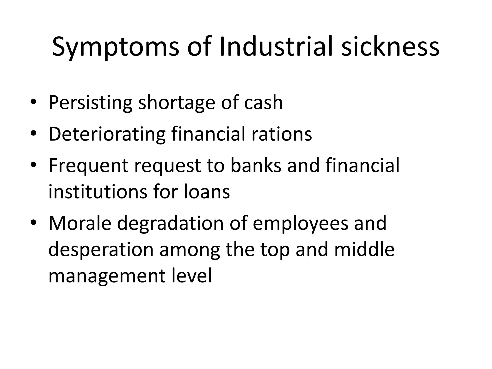 Causes of sickness in small scale industries day 3 | PPTX