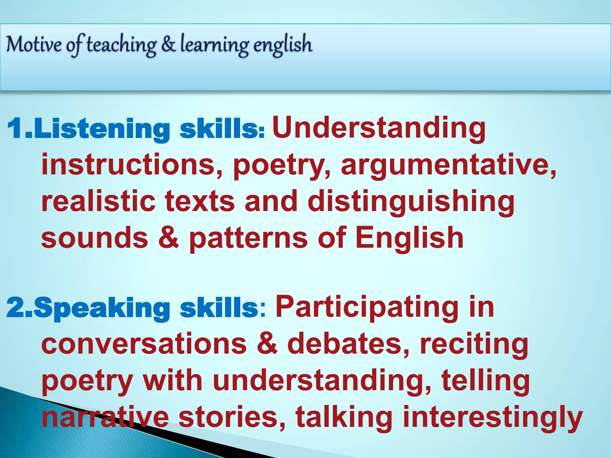 Causes of students’ failure in english at secondary level | PPTX