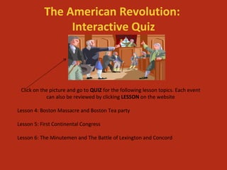 Causes of the American Revolution | PPT