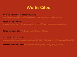 Causes of the American Revolution | PPT