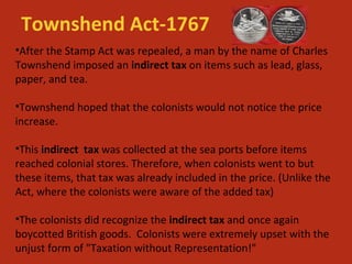 Causes of the American Revolution | PPT