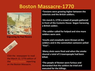 Causes of the American Revolution | PPT