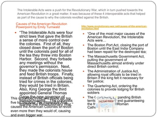 Causes of the american revolution | PPTX | War and Conflicts