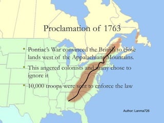 Causes of the american revolution wiki wk2 | PPTX