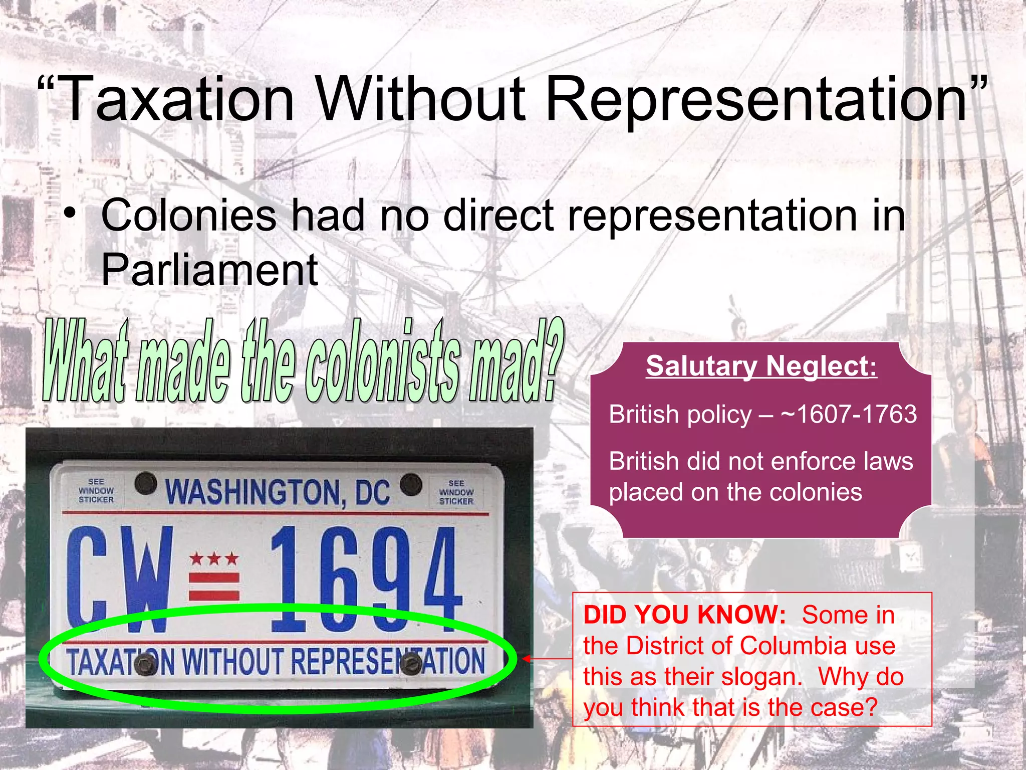 Causes of the_american_revolution_apush | PPT