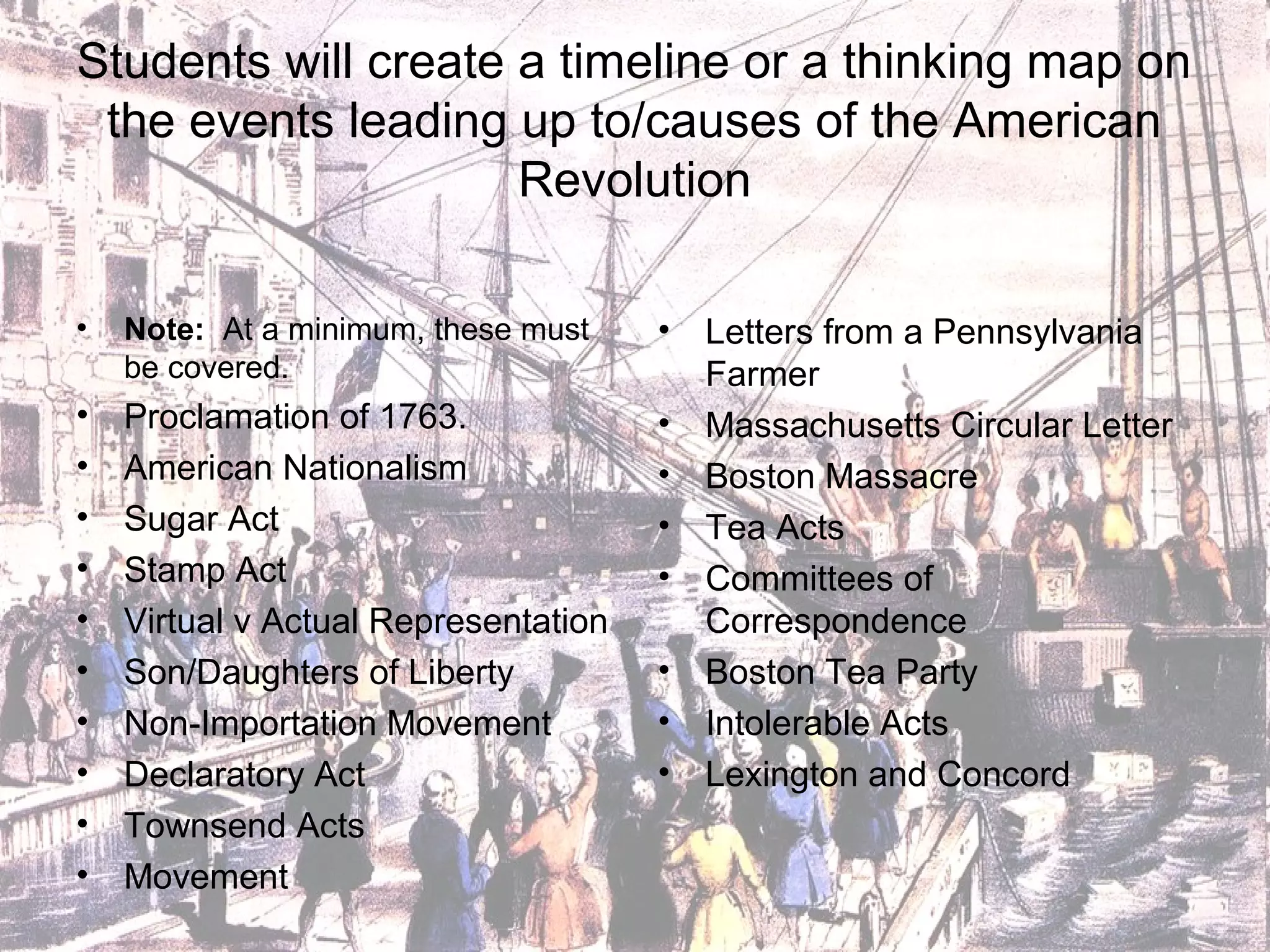 Causes of the_american_revolution_apush | PPT
