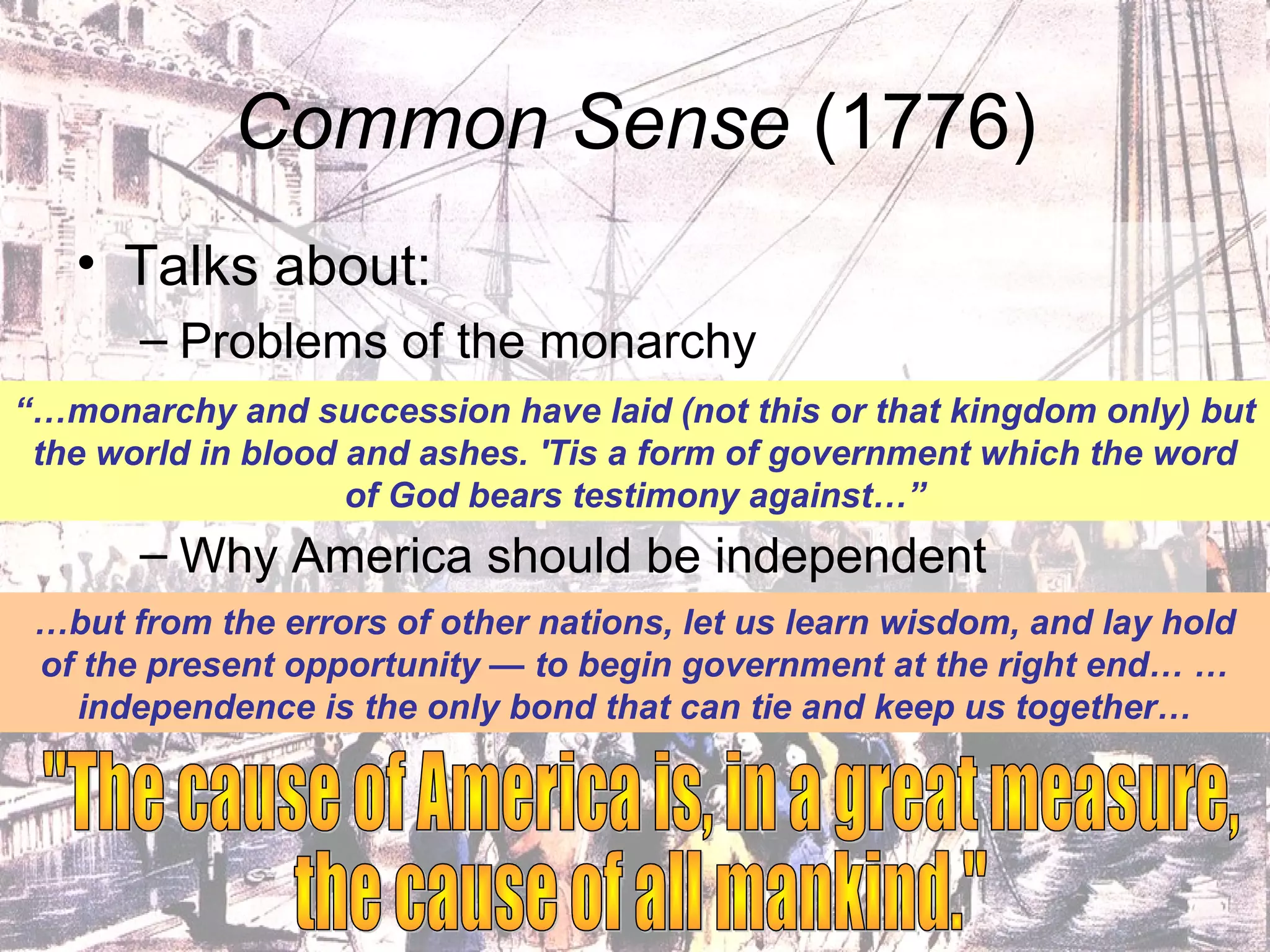 Causes of the_american_revolution_apush | PPT