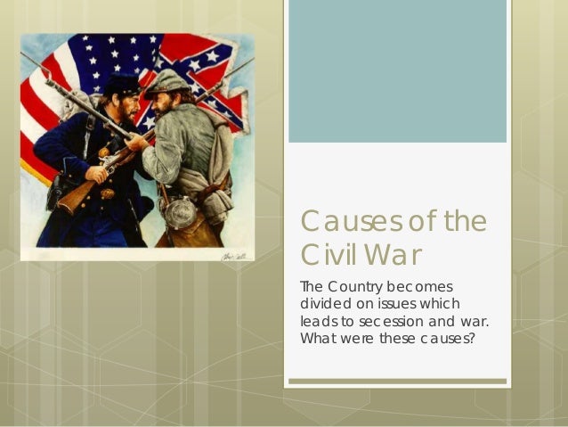 4 Main Causes Of Civil War Concept Map - Map
