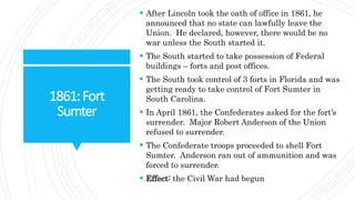 Causes of the civil war | PPT