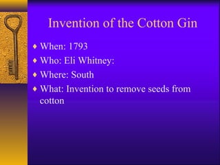 Causes of The Civil War Review Information | PPT