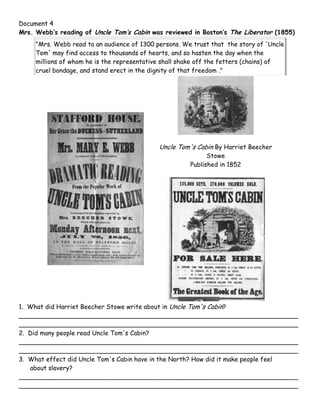 Causes of the civil war dbq w/questions | PDF