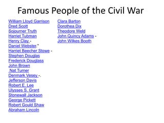 Causes of the civil warjeff | PPTX