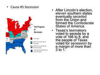 Causes of the civil war ppt | PPT