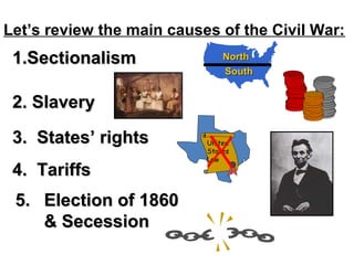 Causes of the civil war ppt | PPT