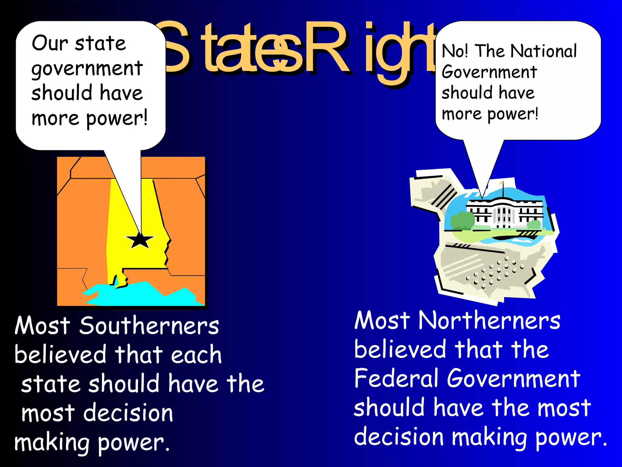 Causes of the Civil War: Sectionalism & States' Rights | PPT ...